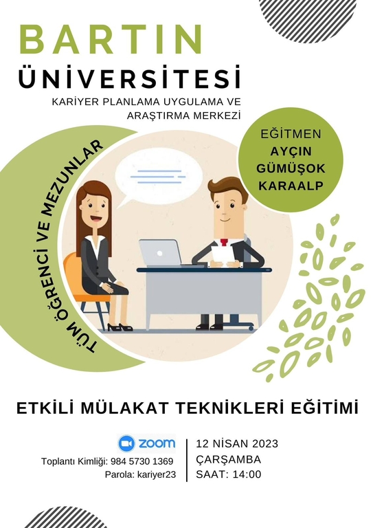 Etkili Mülakat Teknikleri Eğitimi - Sanat Tarihi - Bartın Üniversitesi Etkili Mülakat Teknikleri Eğitimi - Sanat Tarihi - Bartın Üniversitesi